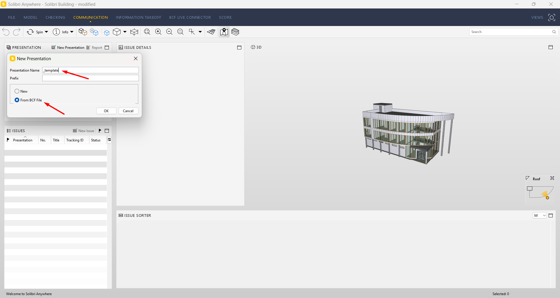 Integração Solibri (BCF) – Construflow